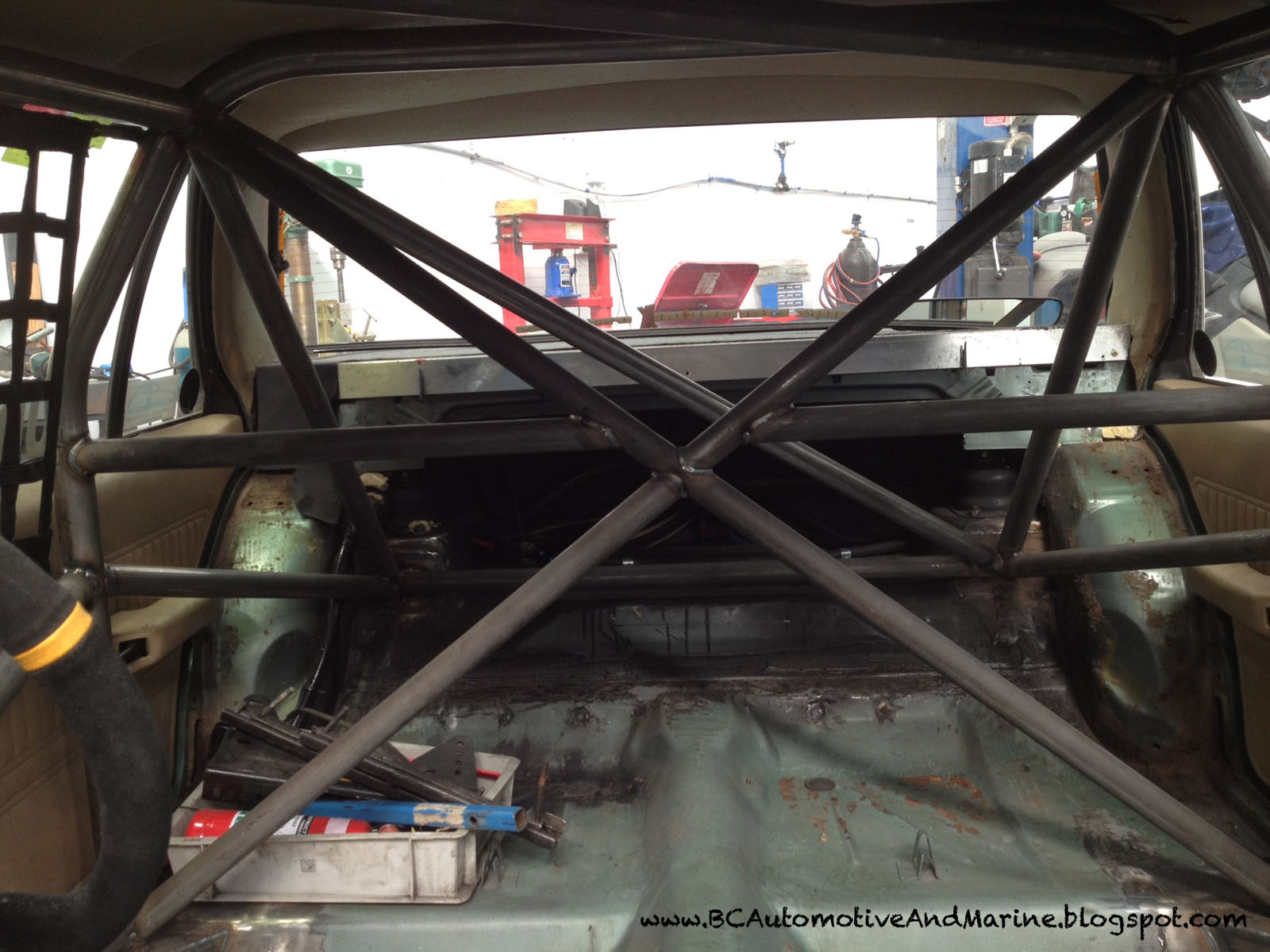 BC Automotive & Marine: Custom fabricated CAMS Approved chromoly roll ...