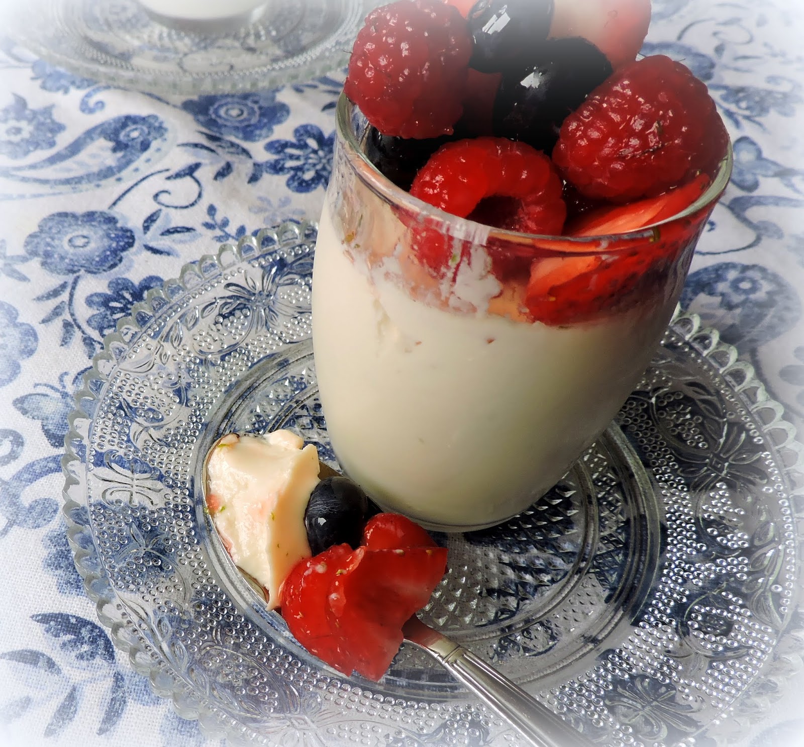 Simple Panna Cotta with Mixed Berries | The English Kitchen