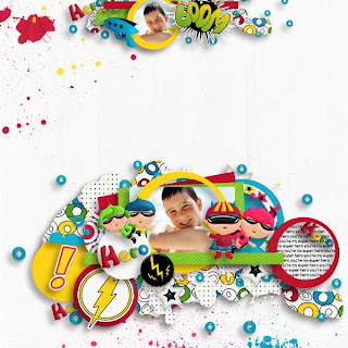 Chouk77 Designs: I'm a super hero ! + freebie