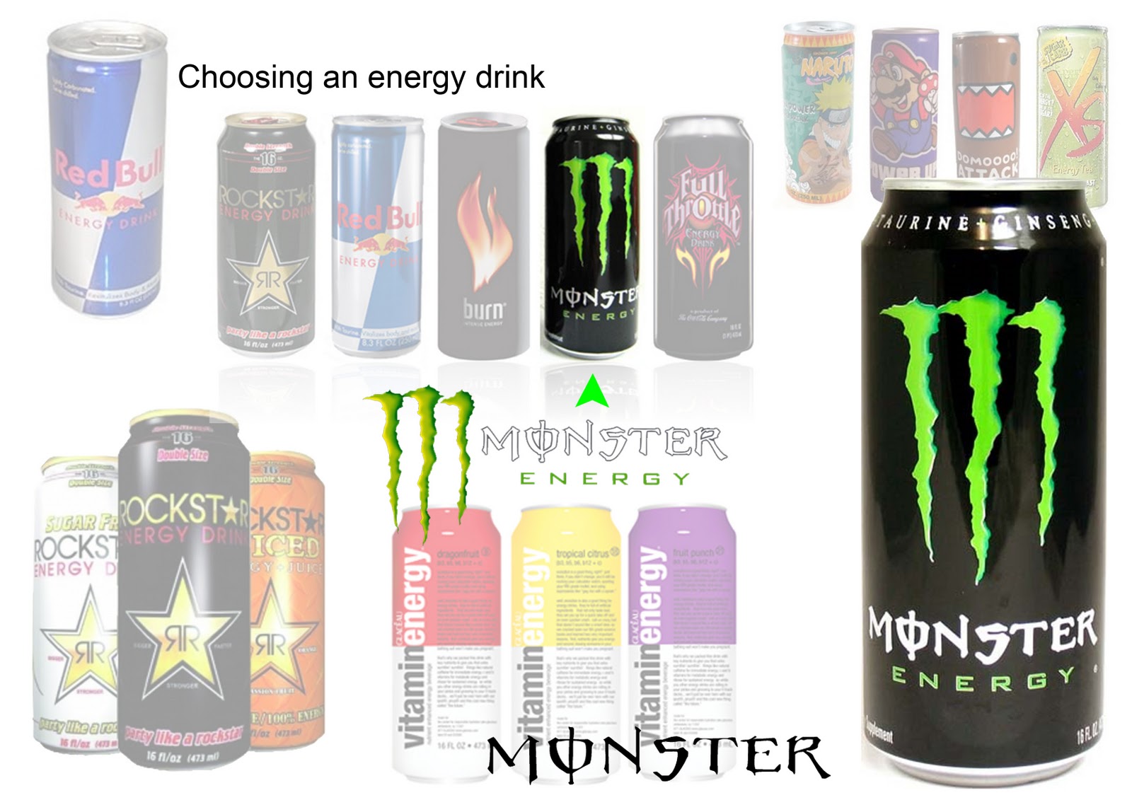 Monster Energy promotional amplifier: Mood boards / Design inspiration