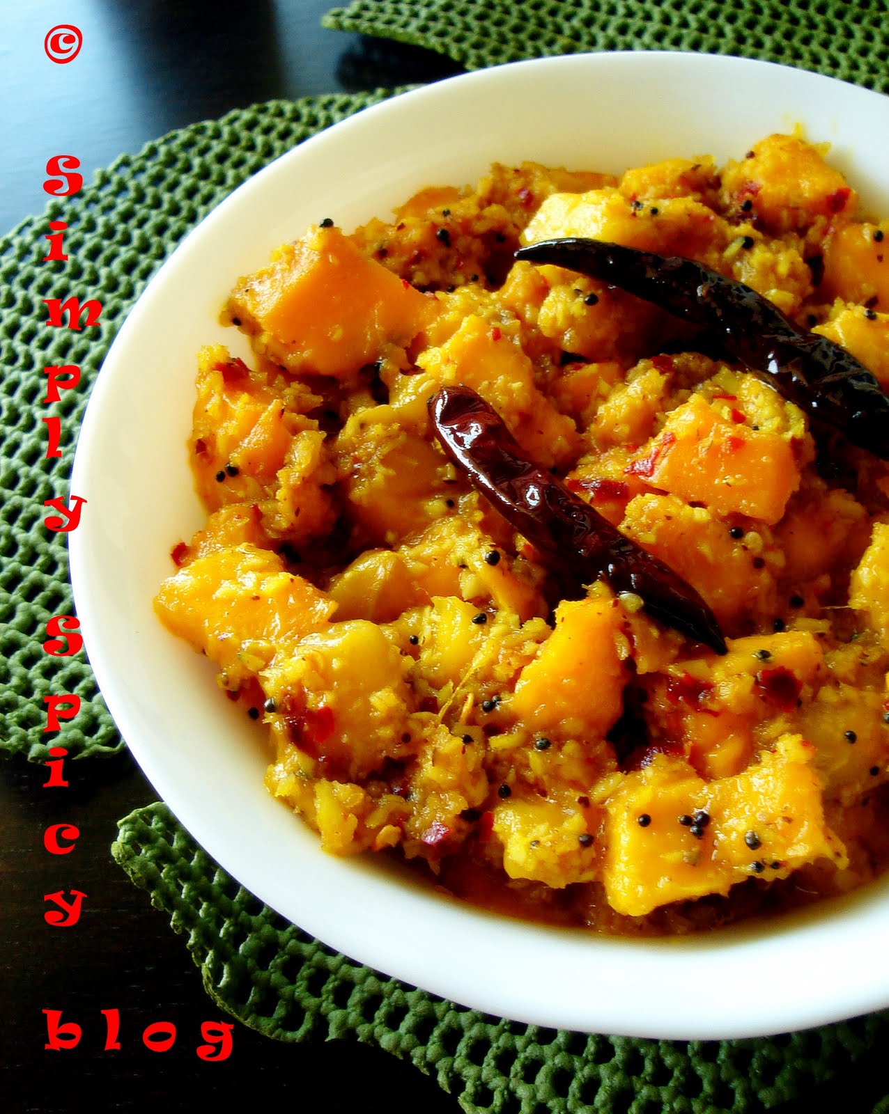 Simply Spicy: Seasoned Ripe Mango & Raw Mango Chutney