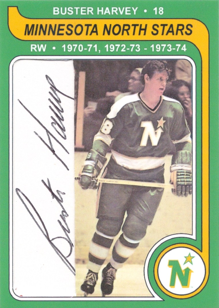 Minnesota Sports Autograph Project: BUSTER HARVEY