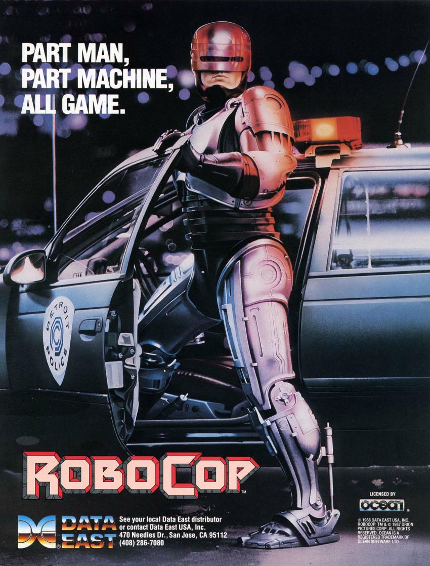 GamesAffinity: Reseñas de Juegos Retro: Robocop (Data East 1988)