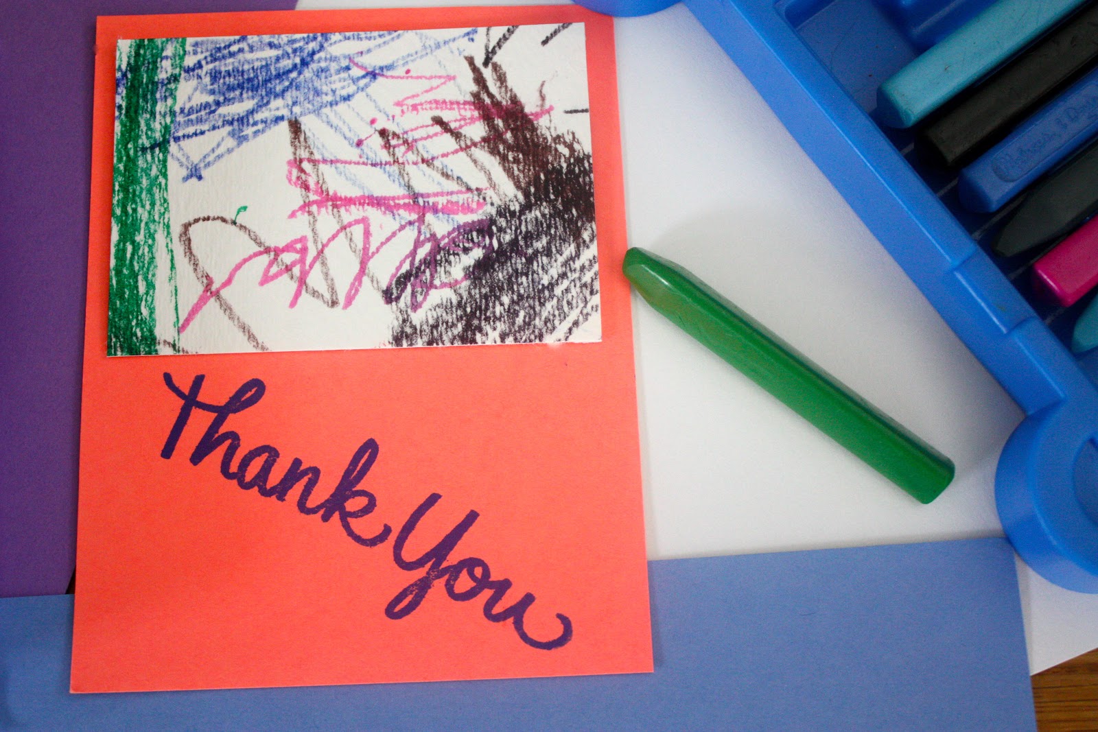 A Musing Mamma: Homemade Thank You Cards