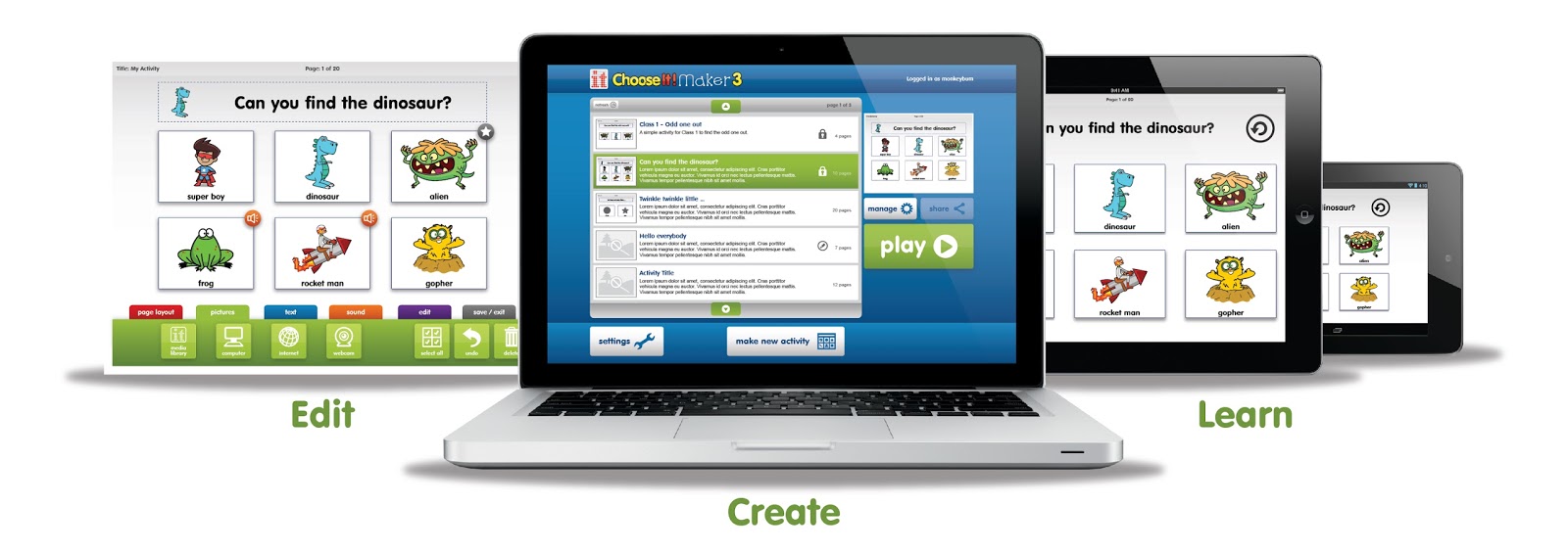 HelpKidzLearn: NEW ChooseIt! Maker 3 - Online