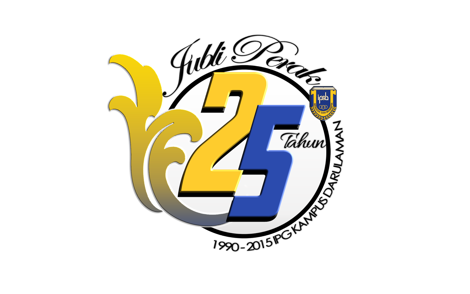 Logo Jubli Perak (25 Tahun) IPG Kampus Darulaman ~ JPP IPG Kampus Darulaman