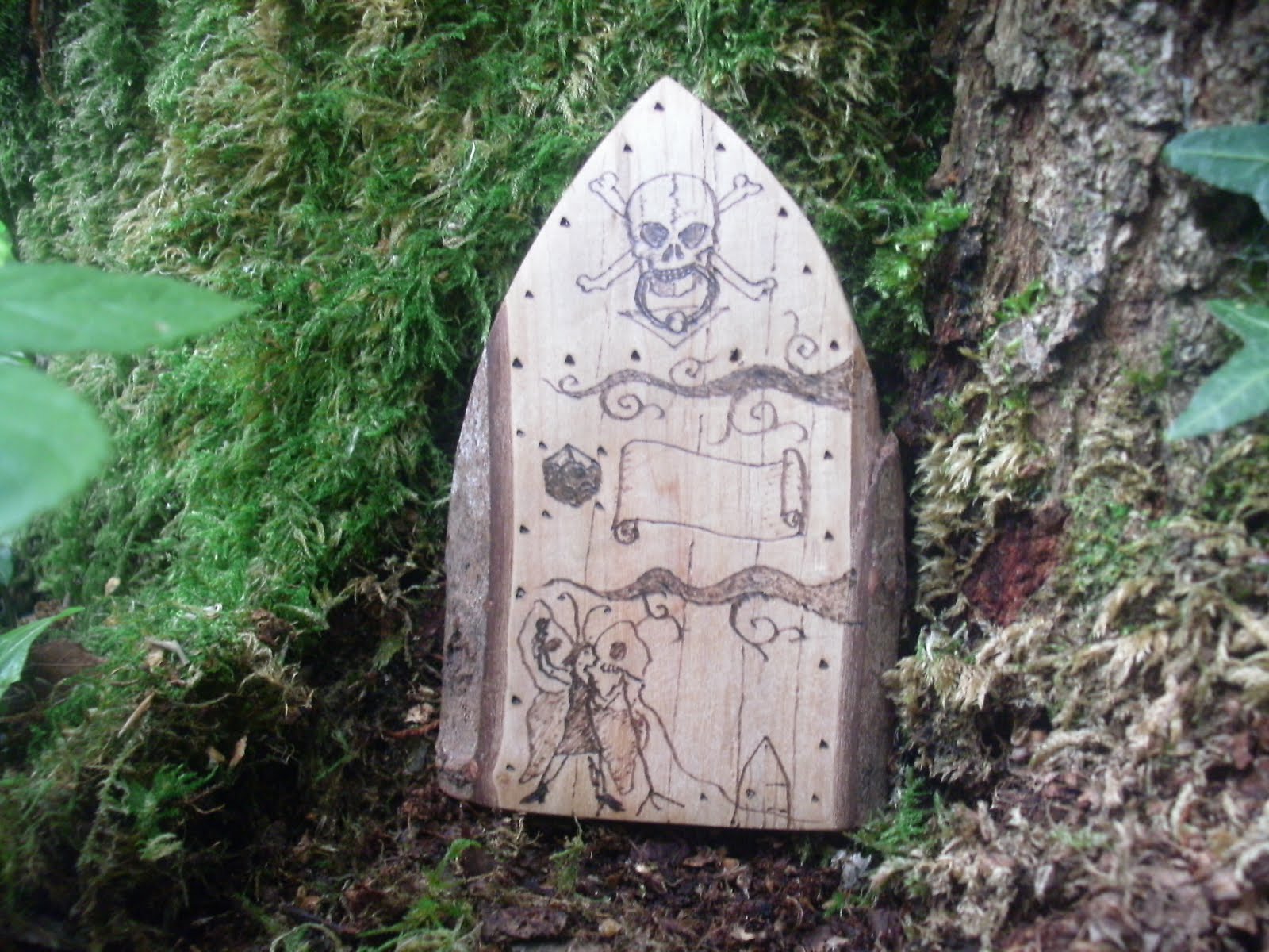 Pixie Doors - Thomas Hine's Gallery: Jolly Roger pixie door