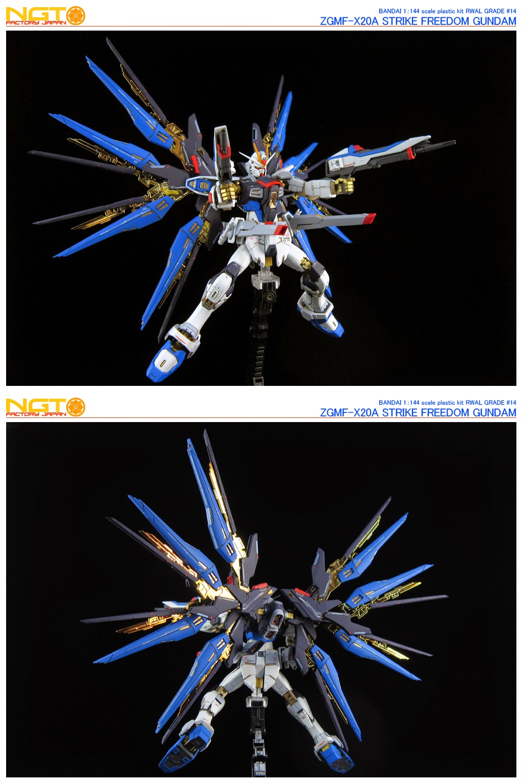 GUNDAM GUY: RG 1/144 Strike Freedom Gundam - Customized Build