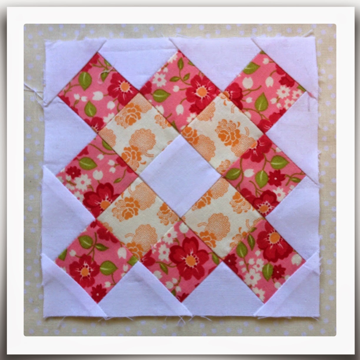 Chatelaine- Free BOW Sampler Quilt Block 5 - Threadbare Creations