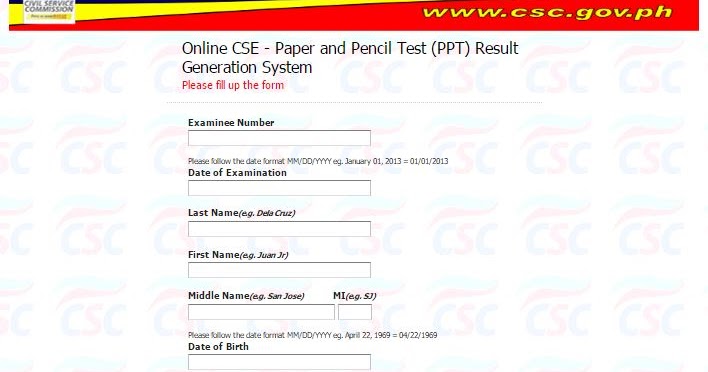 April 2016 Civil Service Exam Rating (Online CS Test Result) now ...