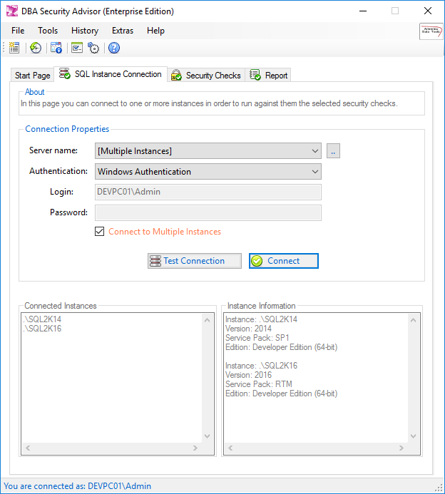 The SQL Server and .NET Hub: Announcing DBA Security Advisor - A Security Tool for SQL Server