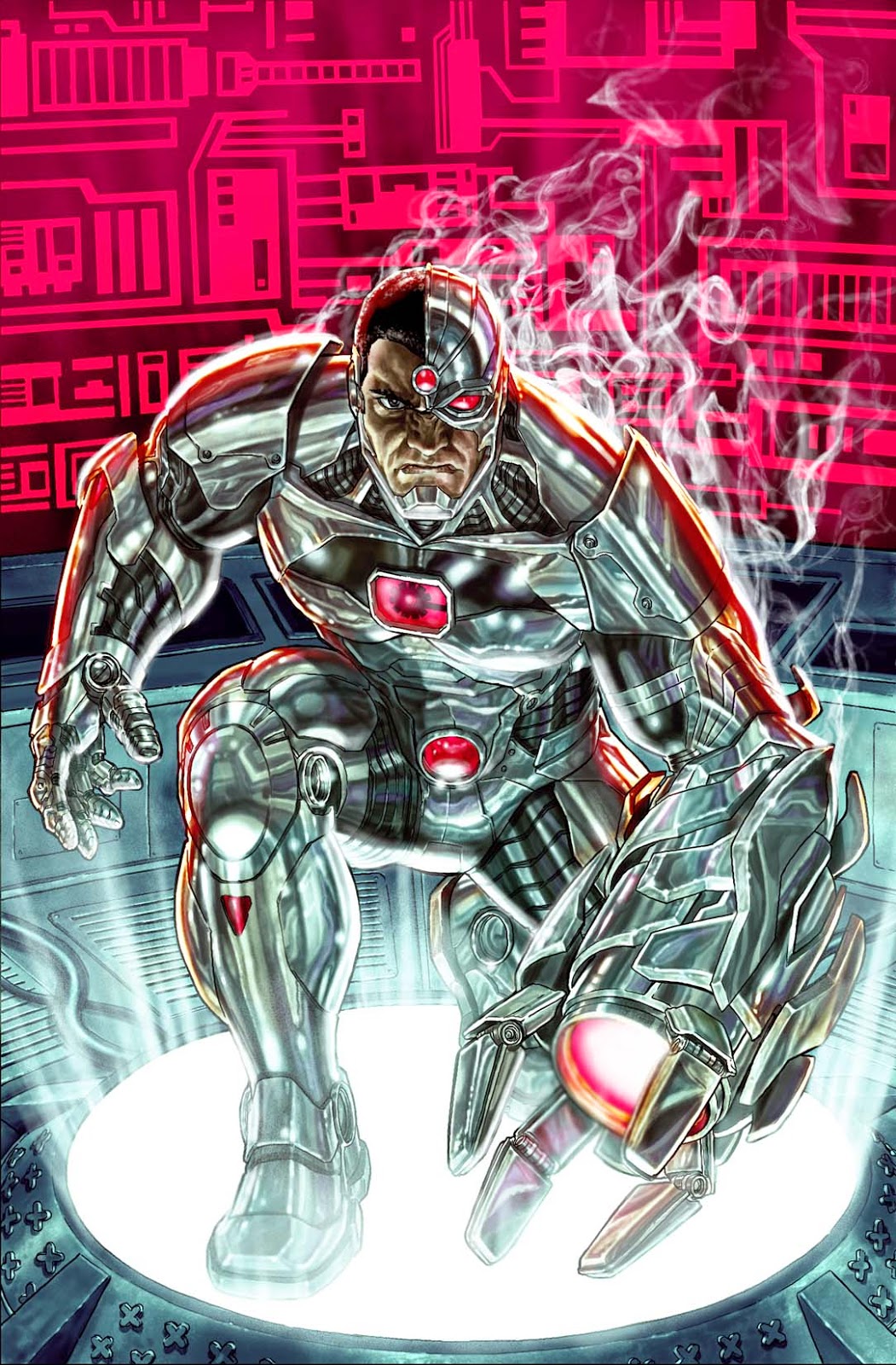 Cyborg artwork by LEE BERMEJO : r/DCcomics