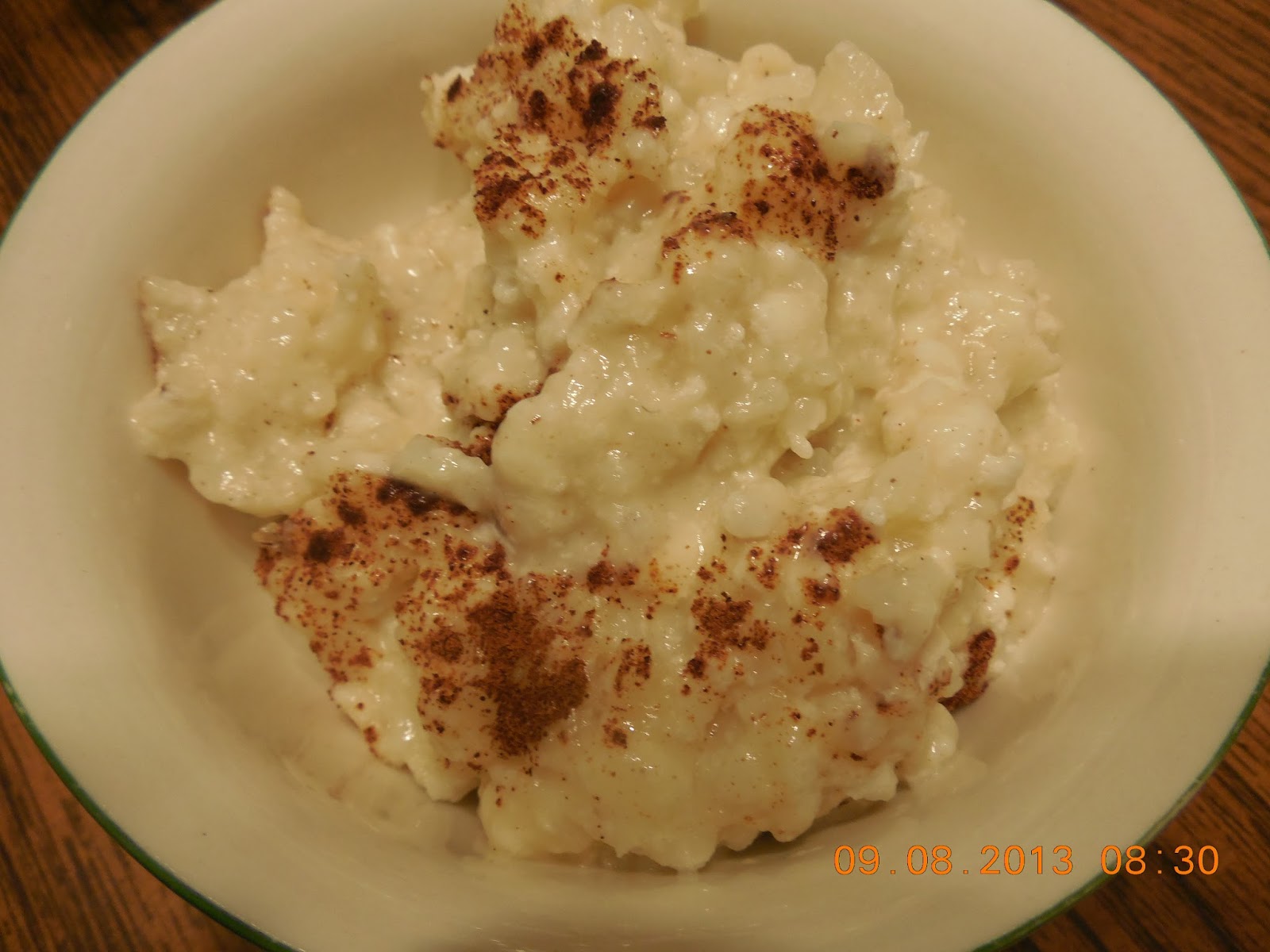 Recipes for Judys' Foodies: Ricioca The Rice Pudding that thinks it's ...