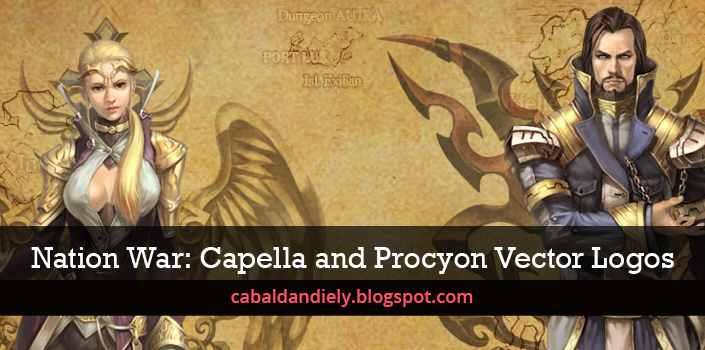 Nation War: Capella and Procyon Vector Logos