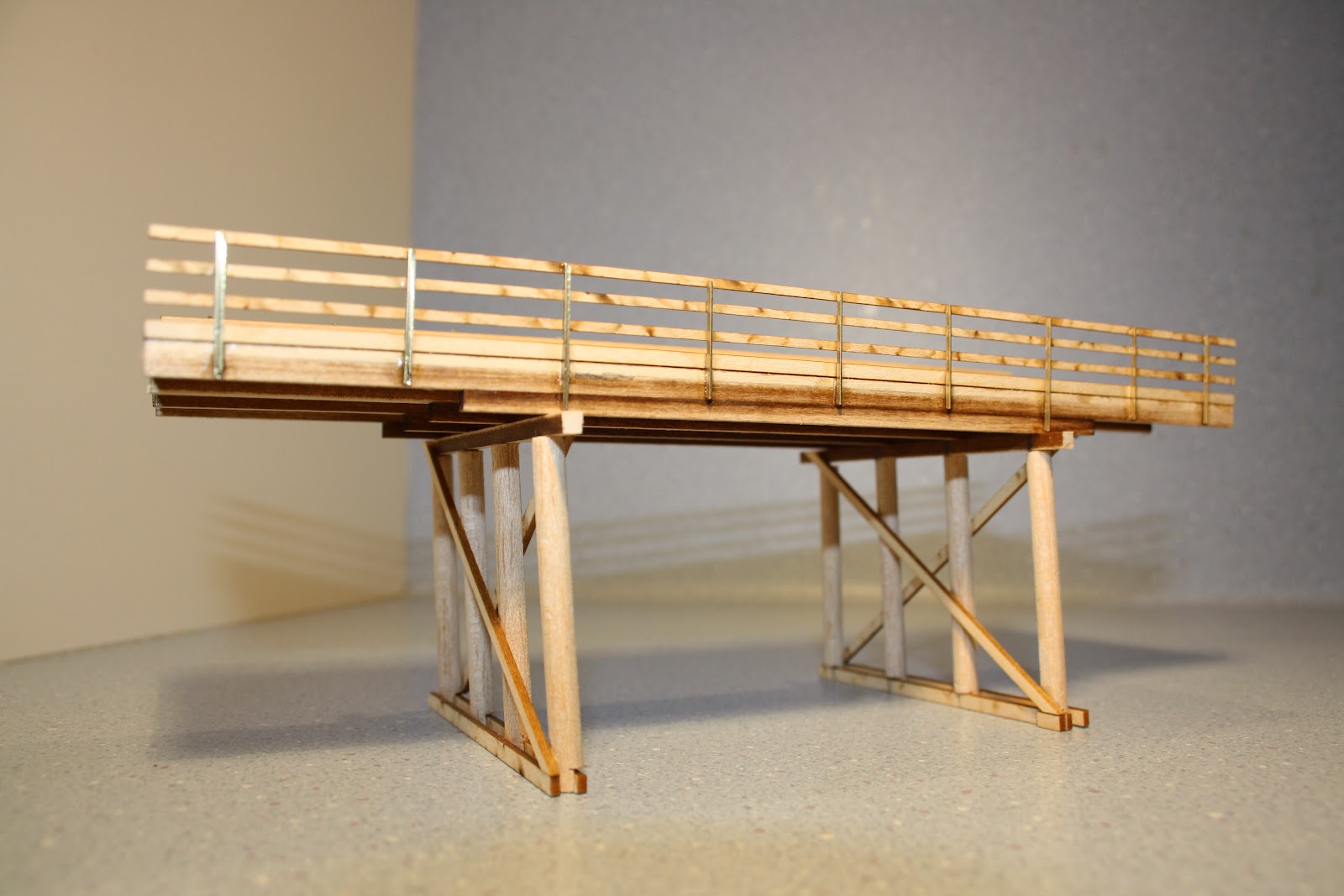 NSWGR Southern Line Layout In A Shed: Bridge Update.