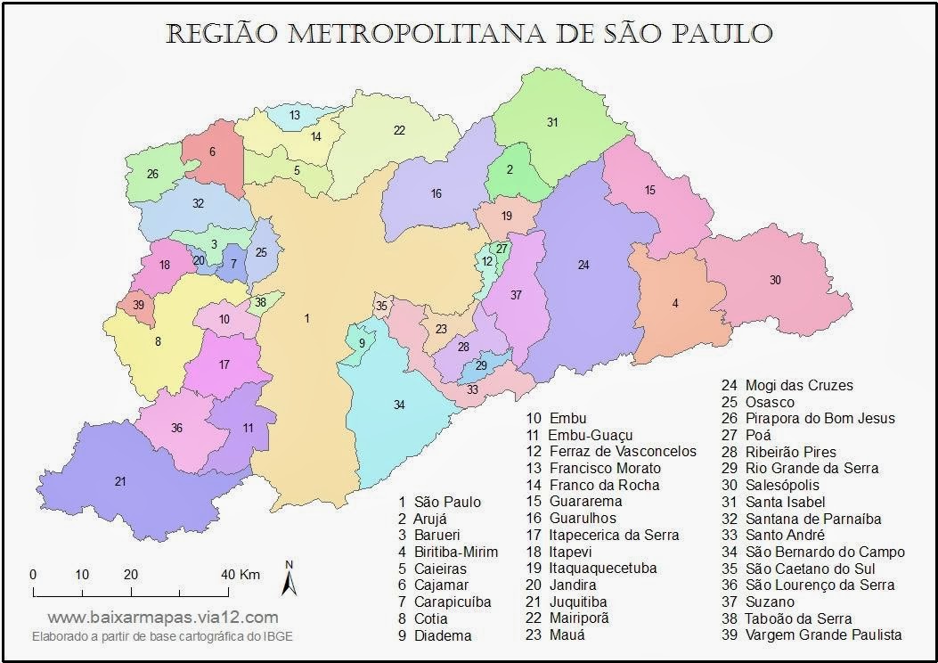 SalaGeo : Região Metropolitana no Brasil e RIDE , Região Integrada de ...