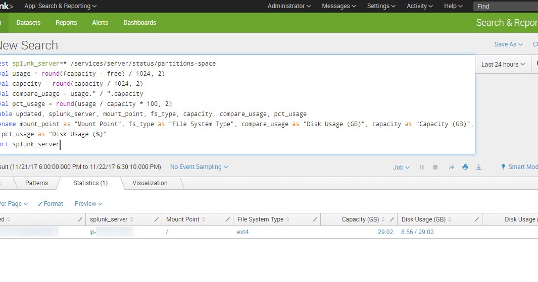 SecuritySynapse: Spelunking your Splunk – Part II (Disk Usage)