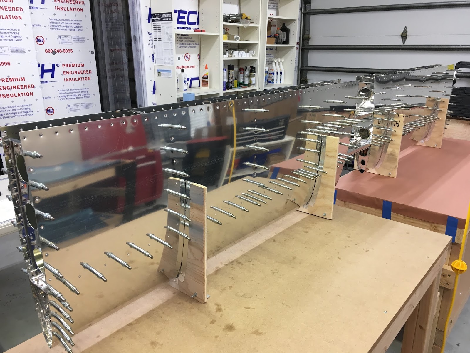 Alex's RV-14A Build Log: Section 8 - Horizontal Stabilizer (riveting ...
