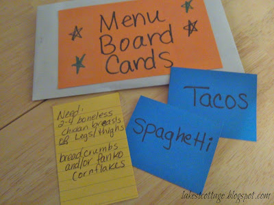 Lake Street Cottage: Menu Board DIY