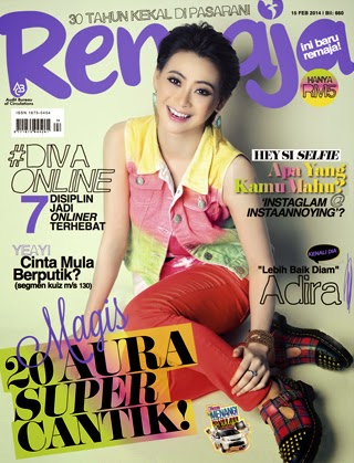14 Cover Muka Depan Majalah Remaja Sepanjang Tahun 2014..!!!