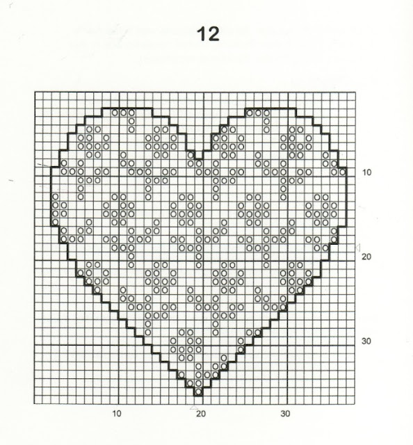 Cross Stitch : 30 Free Easy Heart Cross Stitch Patterns
