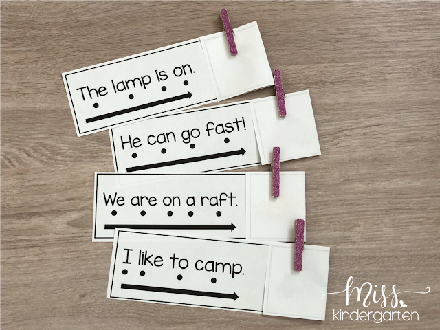 Read & Reveal {simple sentences} - Miss Kindergarten