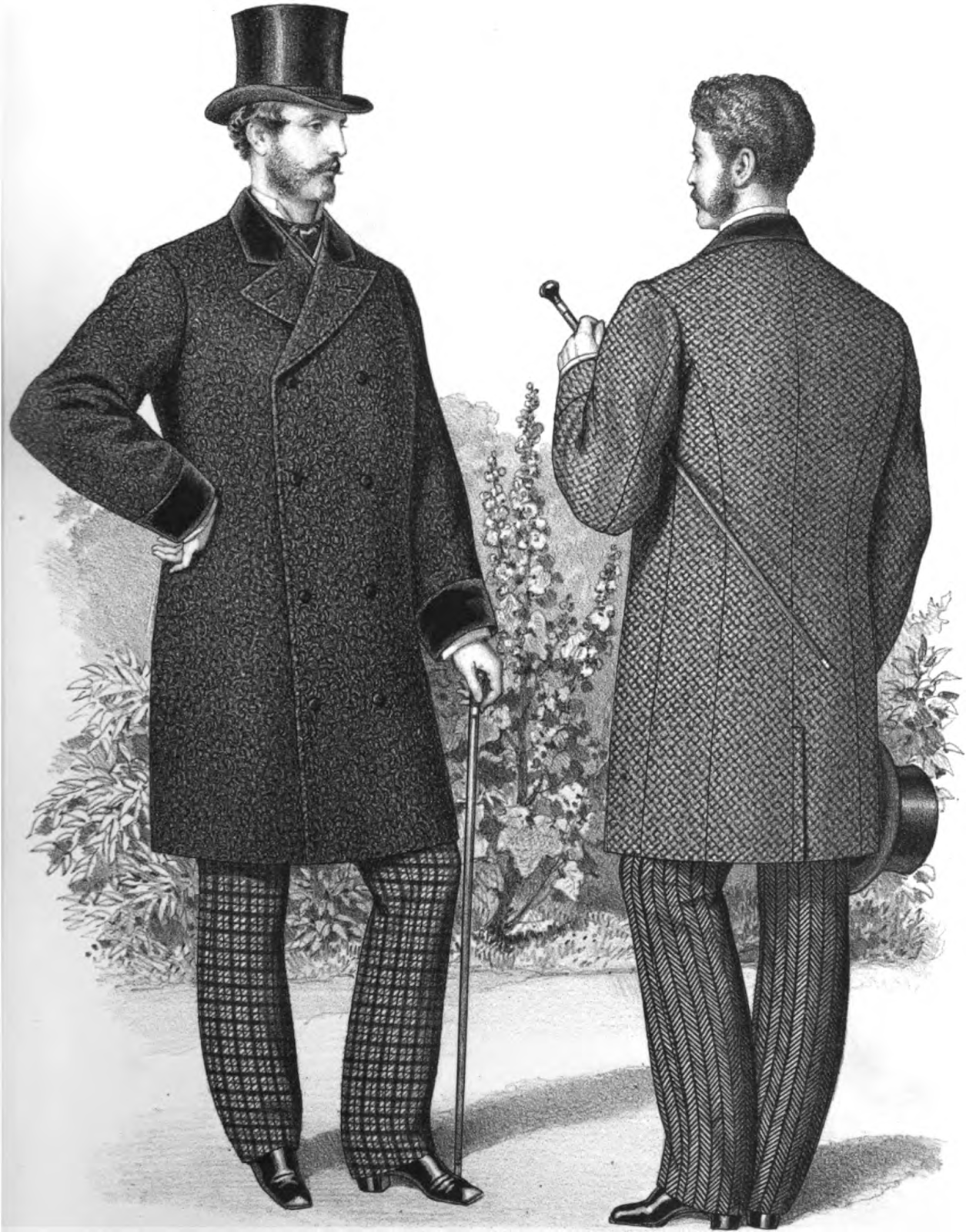 19th Century Historical Tidbits: 1872 Men's Fashions