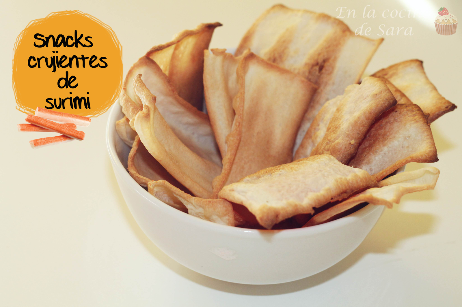 En la cocina de Sara: Snacks crujientes de surimi