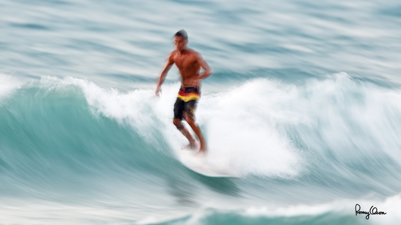 La Union Surfing: More slow shutter surfing shots