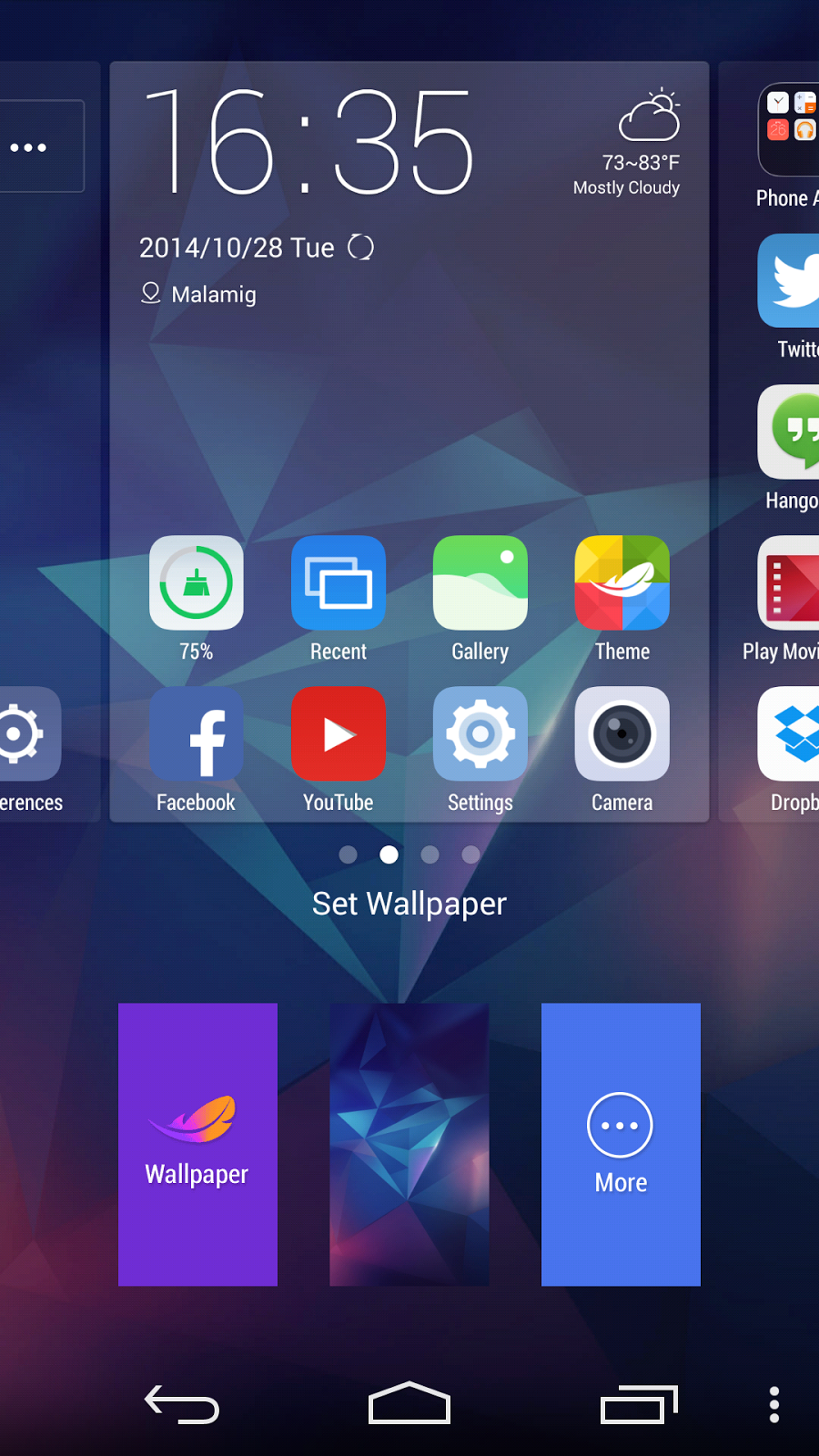Aplikasi Zero launcher Android Full Version - Blesk Sharing