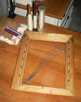 HeartSong Studio: HeartSong Studio's Weaving Spool Rack