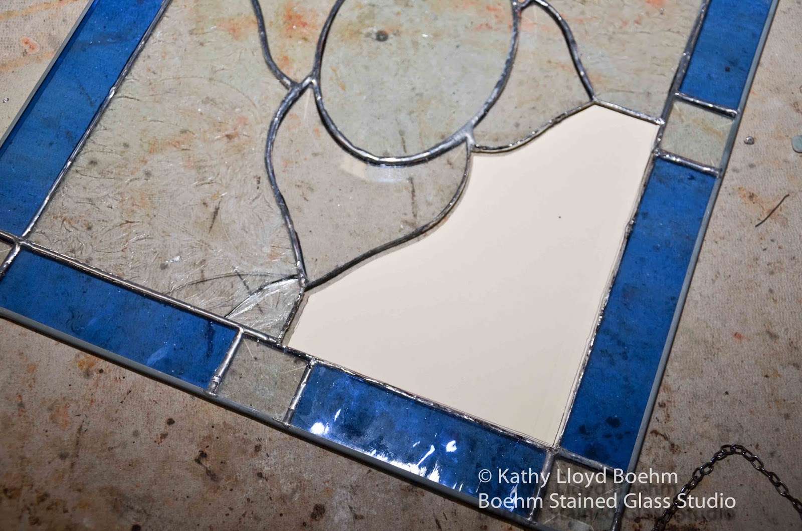 Boehm Stained Glass Blog Glue Chip Glass Panel Repair