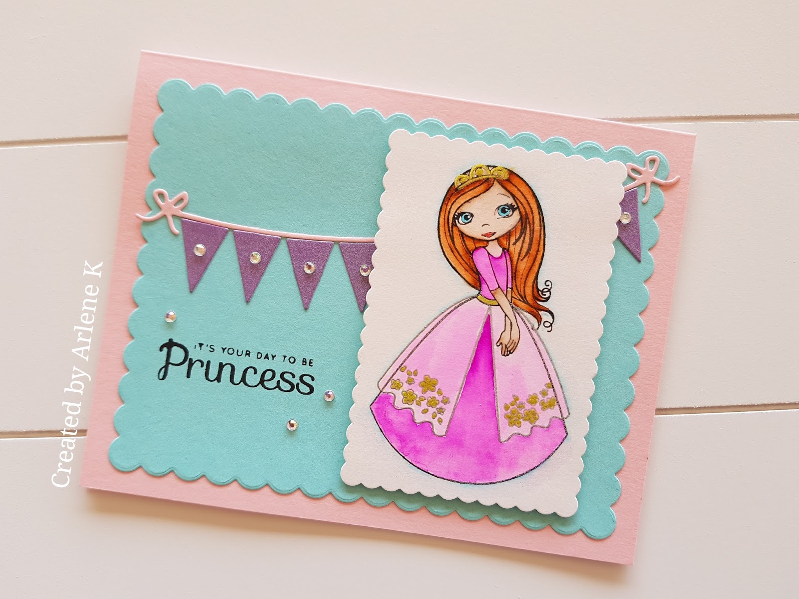Knipoog Creations: Princess card