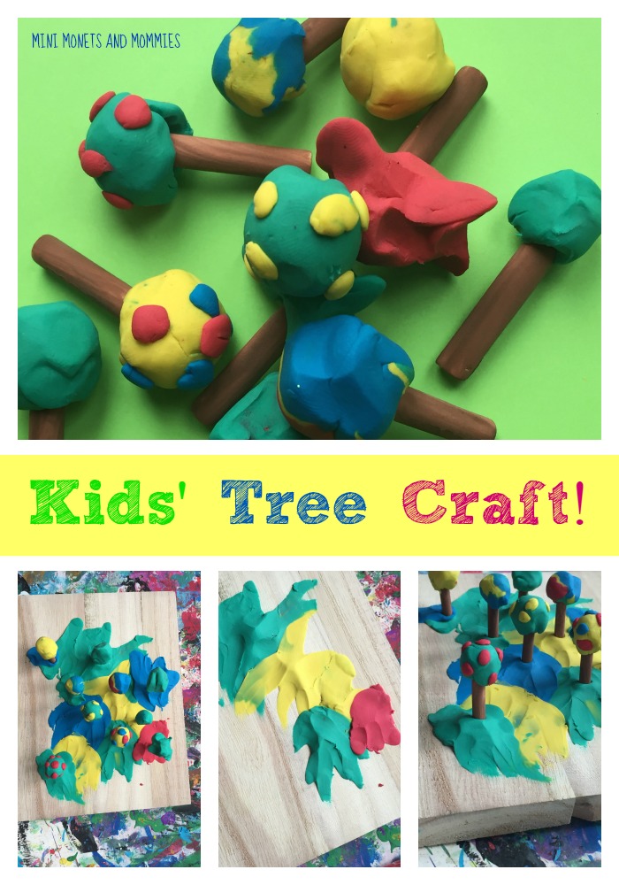 Mini Monets and Mommies: Tu B'Shevat Tree Kids' Clay Craft