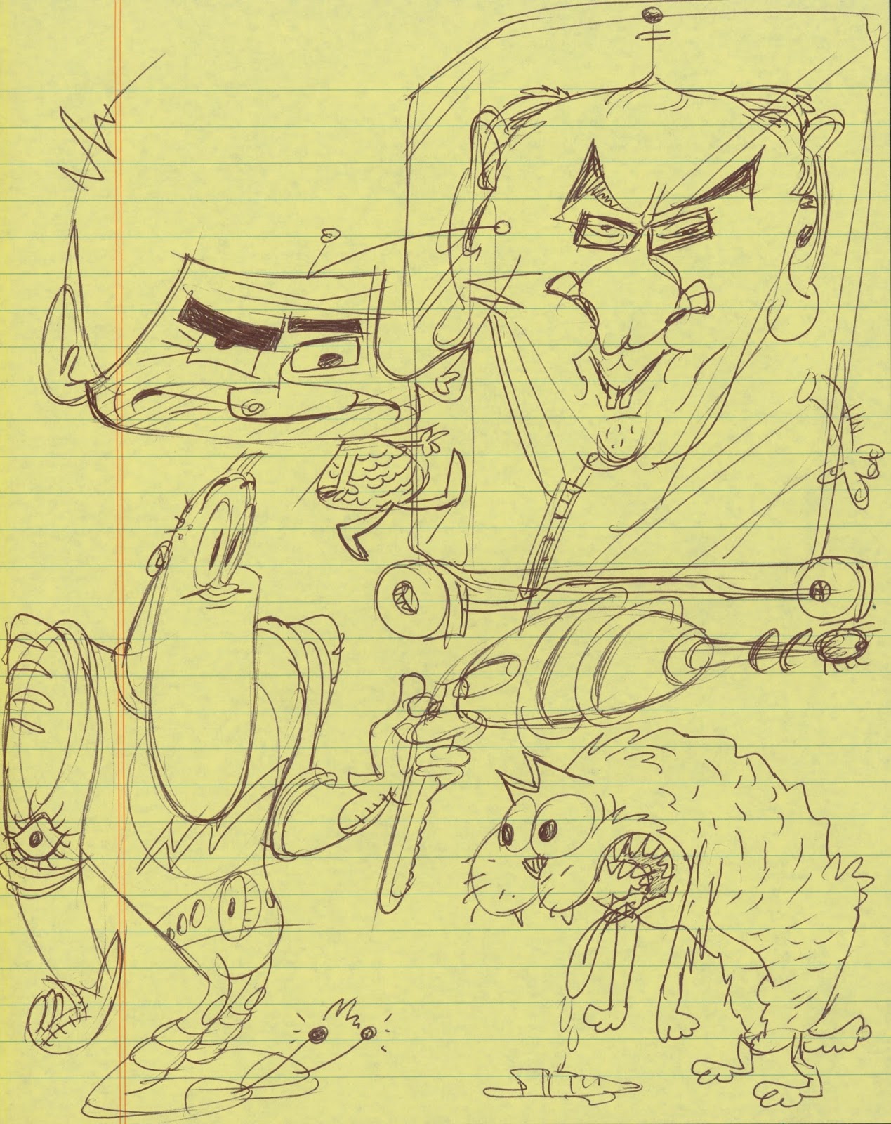 John K Stuff: Doodle action