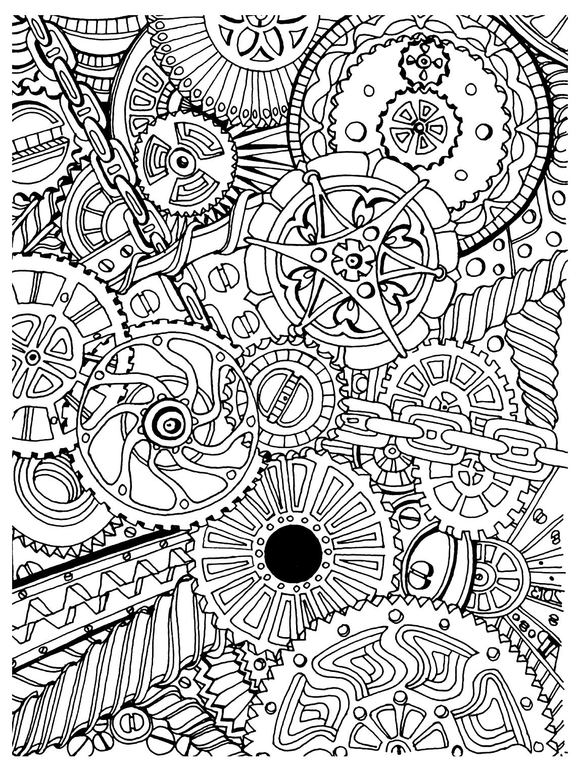 Free zen coloring pages for adults to download