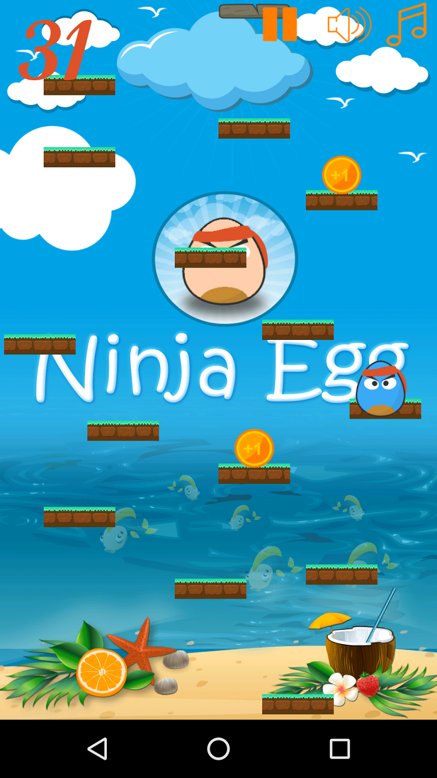 Ninja Egg Jumping Adventure