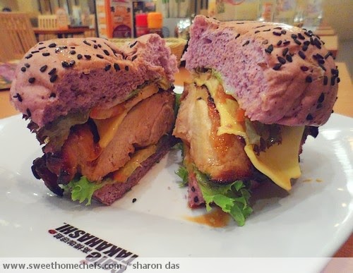 Sweet Home-Chefs: Food Discovery : The Purple Burger