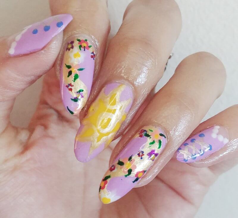 Truly Madly Beauty: Disney Nail Art Series - Tangled!