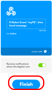 Webduino使用LINE自訂積木(一)：IFTTT