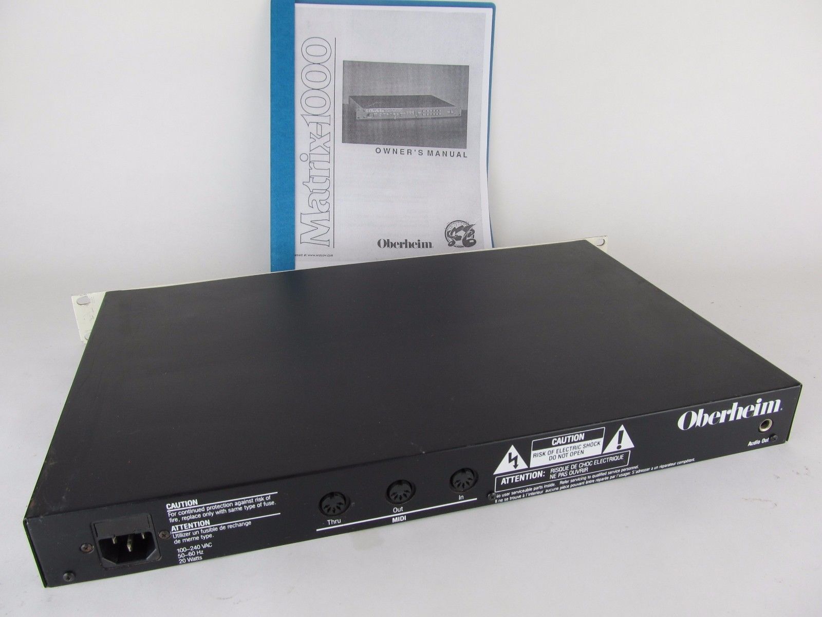 MATRIXSYNTH: White Model Oberheim Matrix 1000 Rack Synthesizer