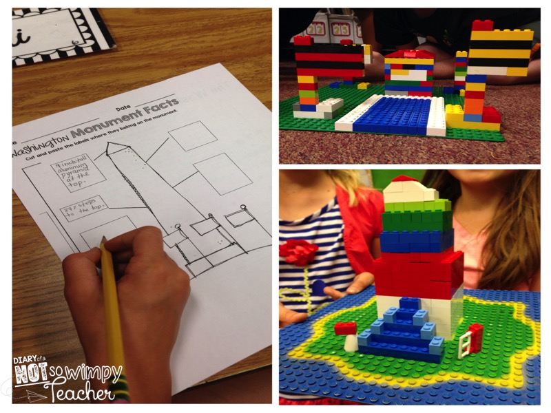 Teaching United States Landmarks with Legos - Not So Wimpy Teacher