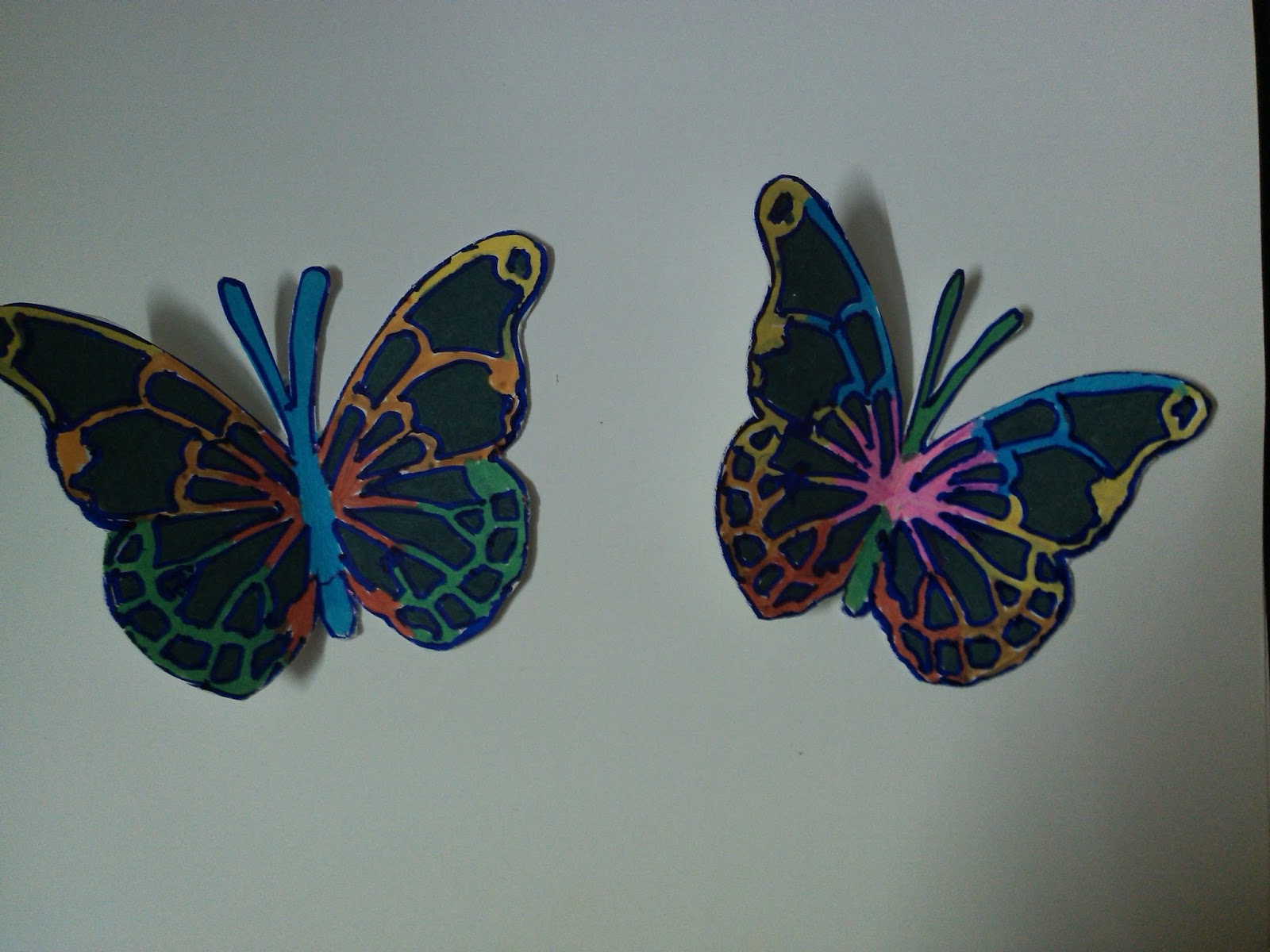 Ravishing art: Handmade butterfly embellishments