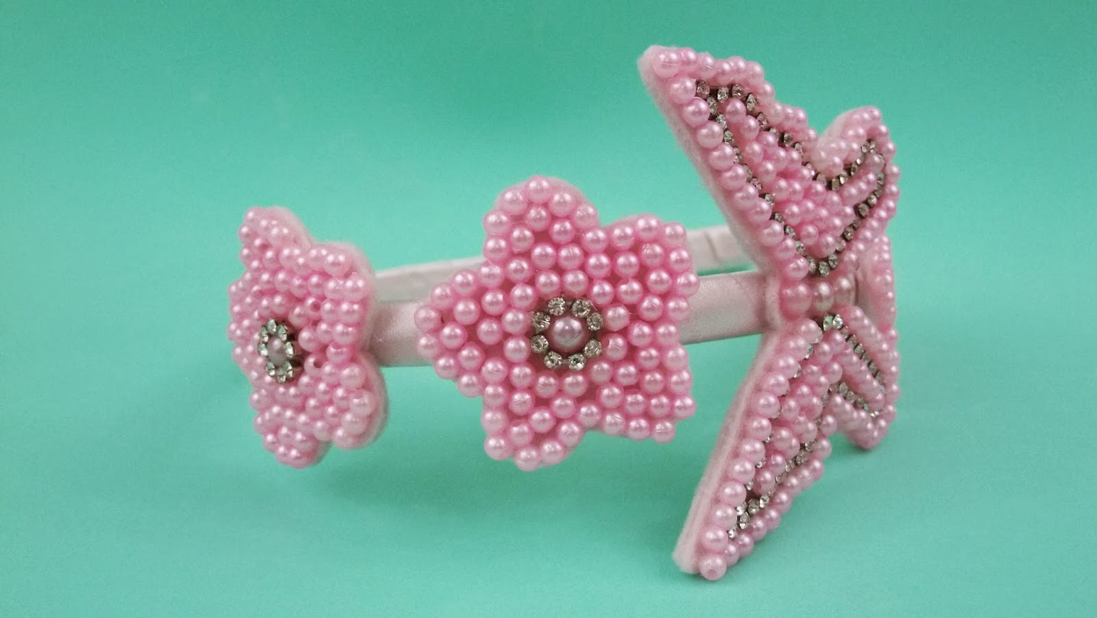 Tutorial Passo a Passo Tiara de Borboleta e Flores + Molde - Tiaras de ...