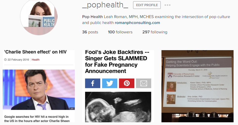 Pop Health: Pop Health Now Exclusively On Instagram
