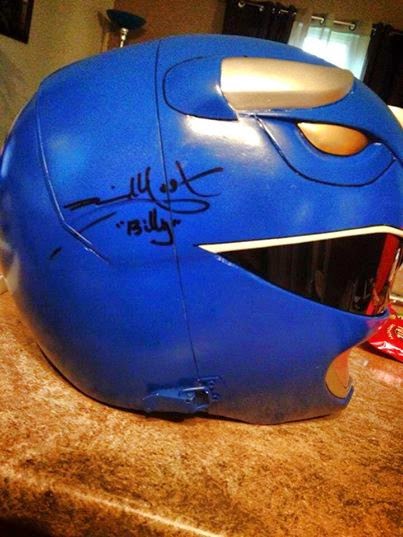 Cosplayers Helmet: MMPR Blue Ranger Helmet and Cosplay