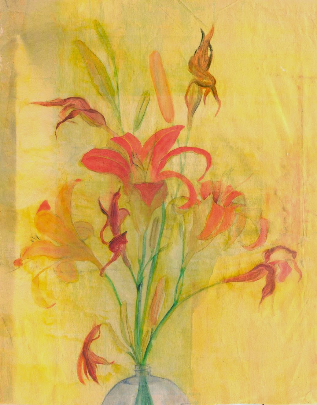 Public By DKP High School Art Daylily Watercolor public-by-dkp-high-school-art-daylily-watercolor