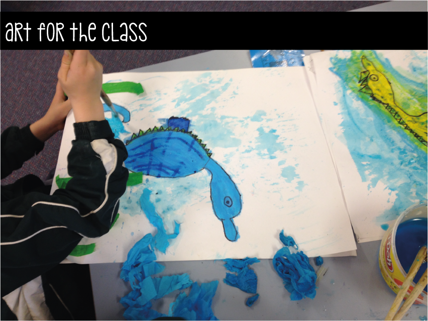 Seahorse Art Project | Art for the Class