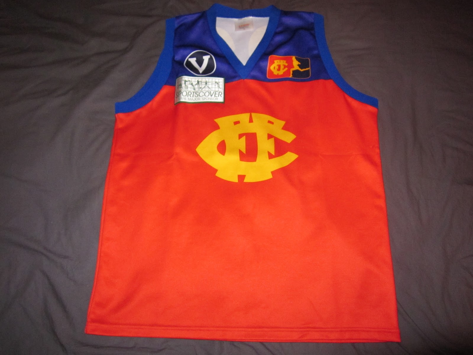 My Footy Jumper Project: 2010 Fitzroy VAFA Jumper