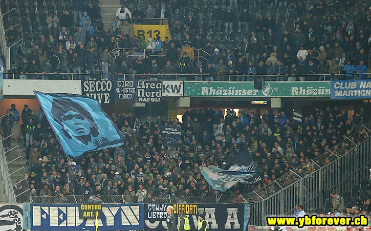 Kennergasse 3 seit 1993: FEDAYN Napoli im Europacup vs YB